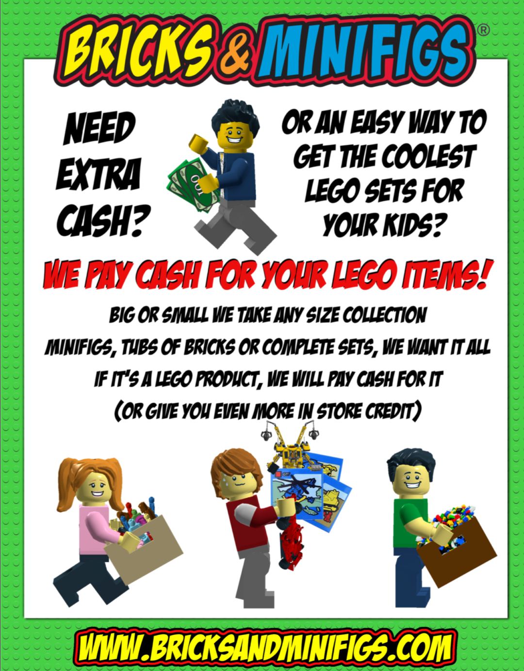 Bricks and Minifigs | Buy, Sell & Trade | LEGO products.