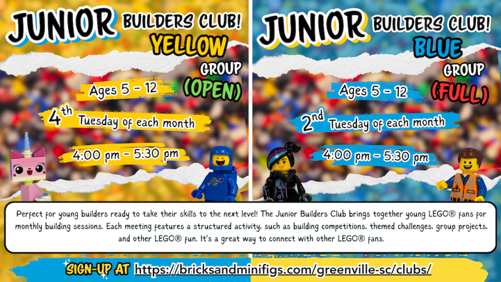 Join a Club - Bricks & Minifigs Greenville