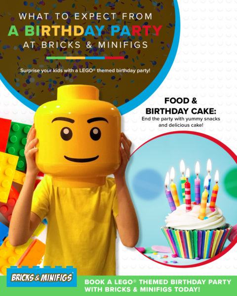 Birthday Party At Bricks & Minifigs - What To Expect