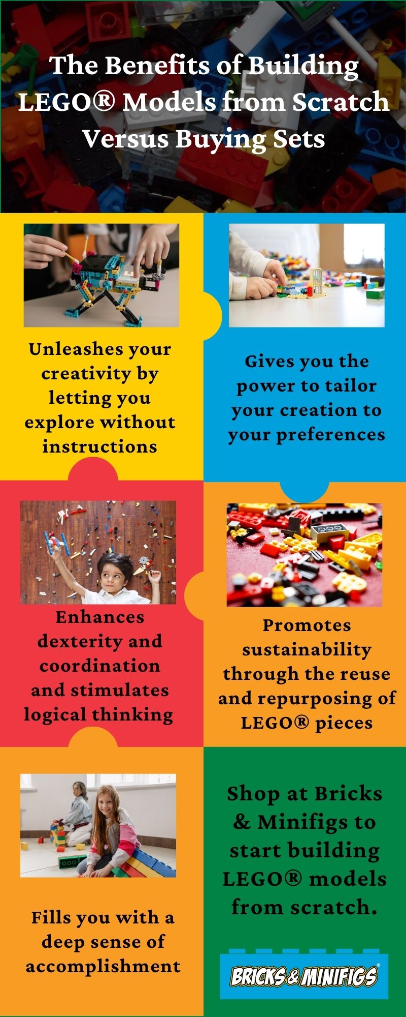 Benefits of Building LEGO® Models from Scratch - Learn More